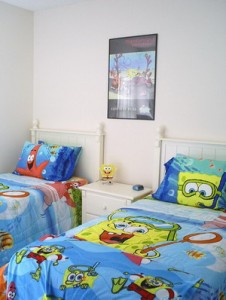 Bob Esponja en la decoración del dormitorio - EstiloPeques